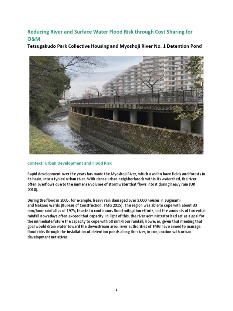 CASE 5-Reducing River and Surface Water Flood Risk Through Cost Sharing ...