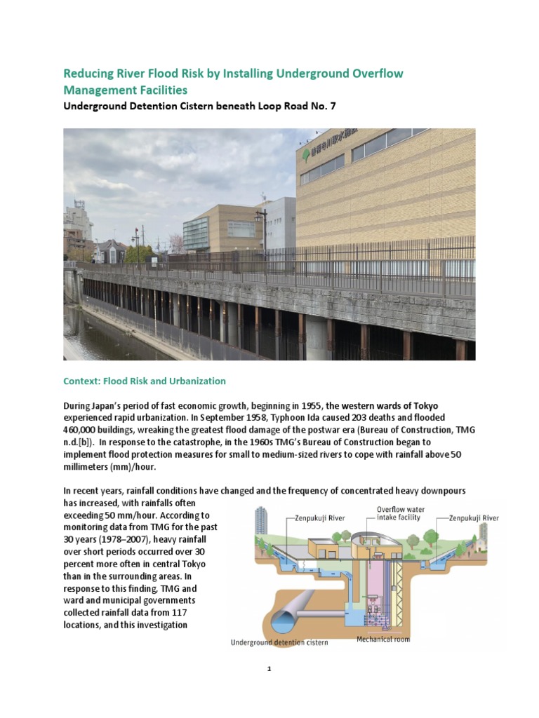 CASE 3-Reducing River Flood Risk by Installing Underground Overflow ...