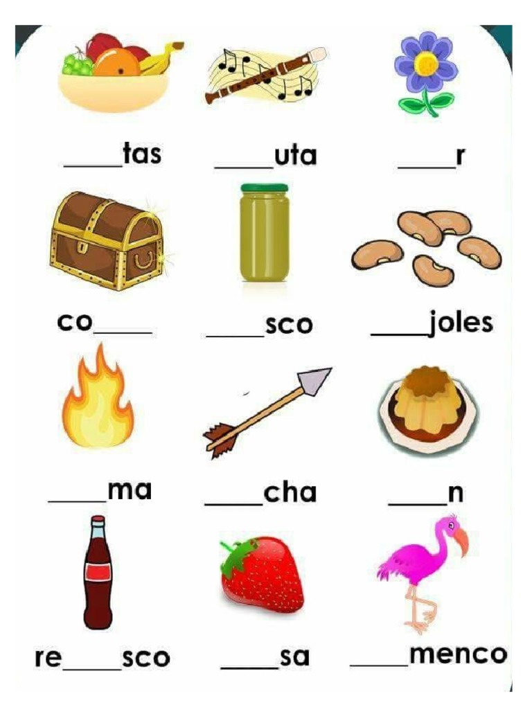 Album de Silabas Compuestas | PDF