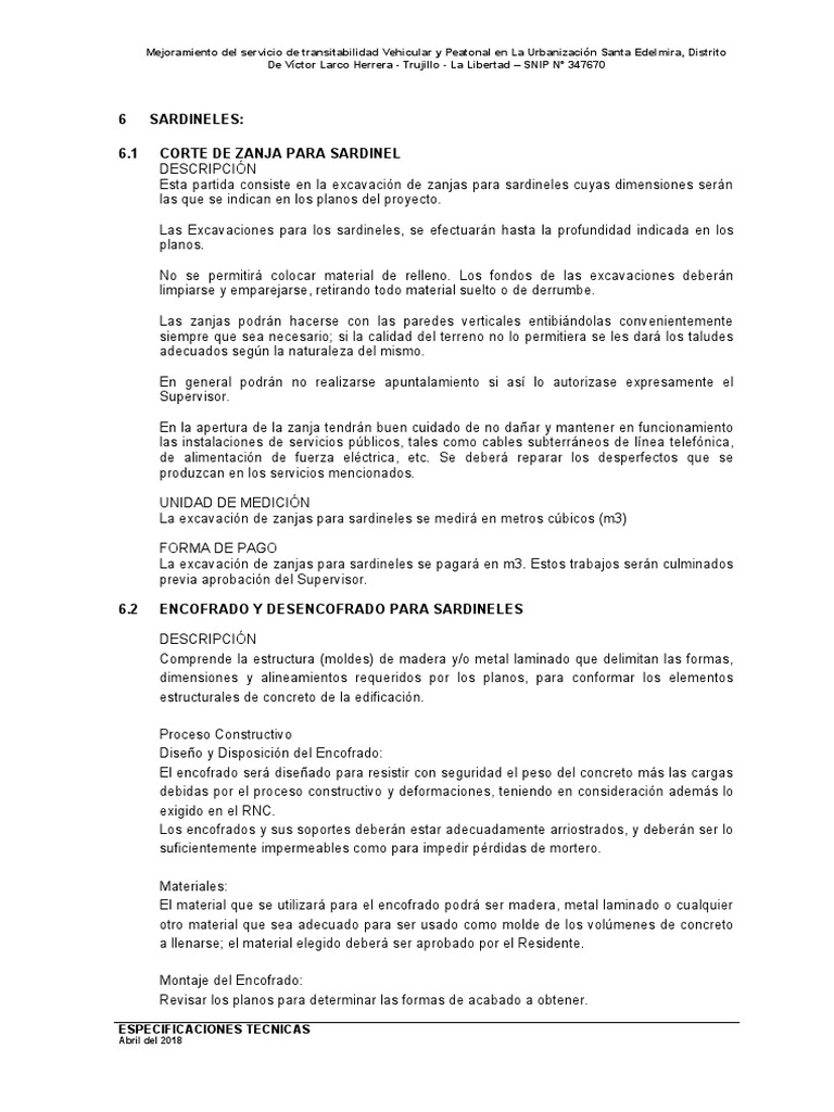 Sardineles | PDF | Hormigón | Ingeniero civil