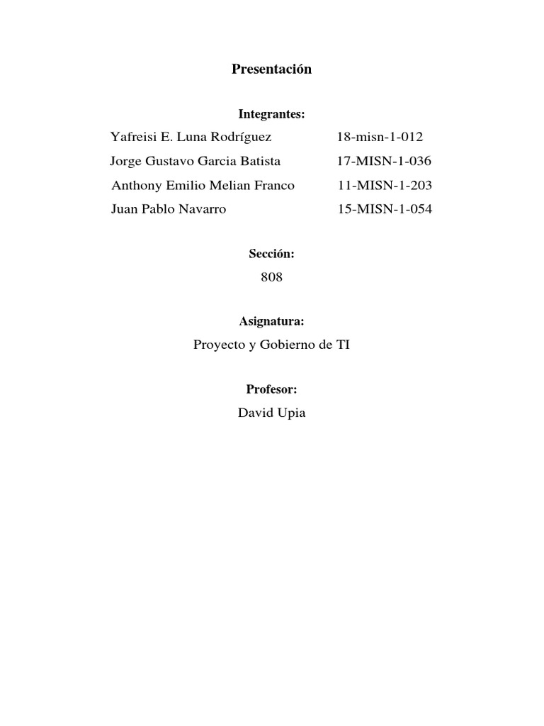 Trabajp de Uso Práctico de Itil v3 TRABAJO FINAL | PDF | Servidor proxy | Internet
