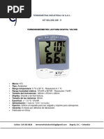 TP300-Termómetro Digital Portátil | PDF