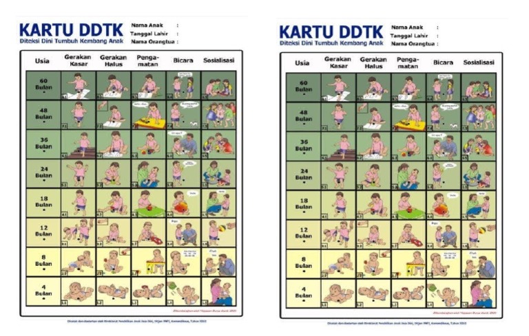 Format Kartu DDTK | PDF