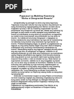 Buod NG Aloha Ni Deogracias A. Rosario | PDF