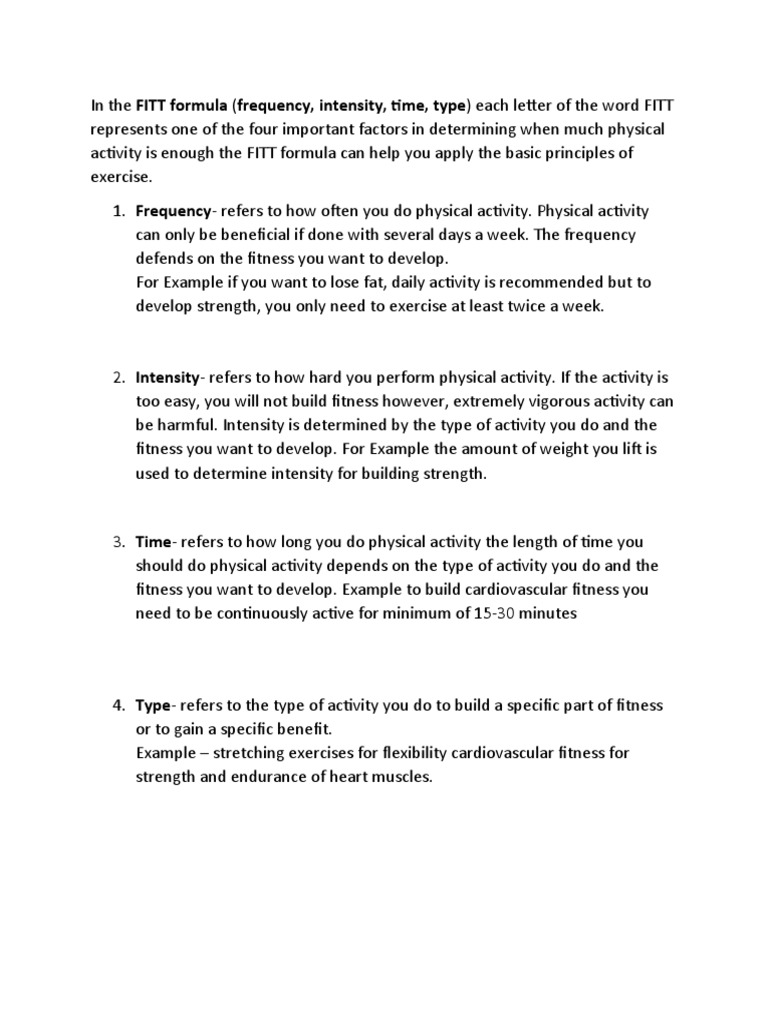 Fitt - Pe Report | PDF