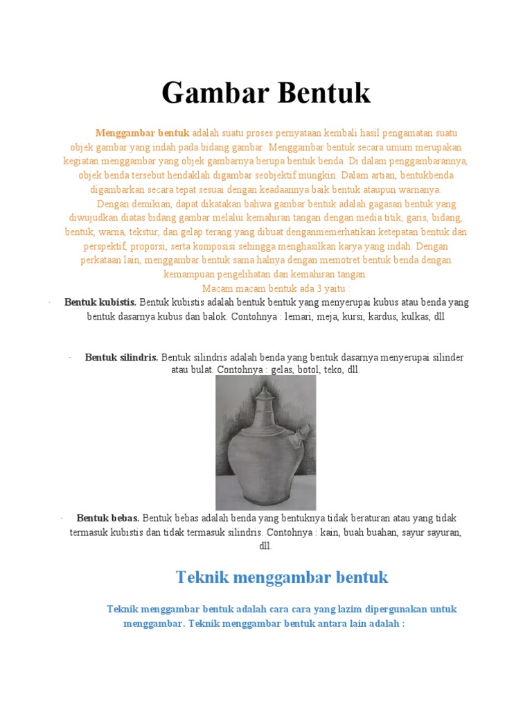 Gambar Bentuk | PDF