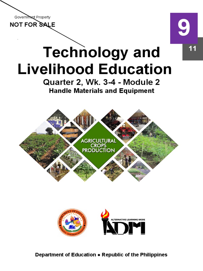 Technology and Livelihood Education: Quarter 2, Wk. 3-4 - Module 2 ...