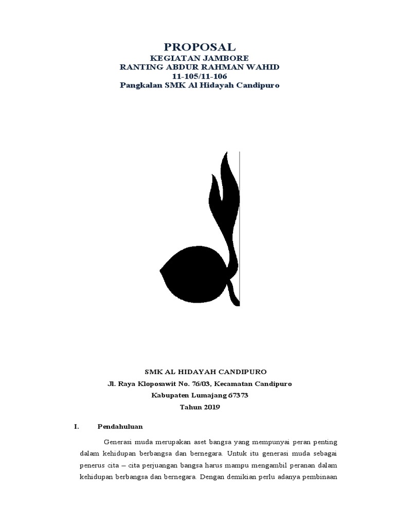 Proposal Jambore | PDF