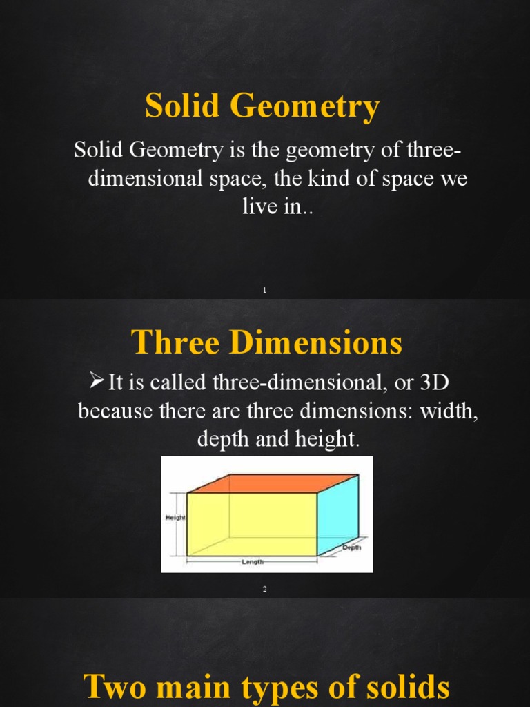 3D. Volume Surface Area | PDF | Color | Length