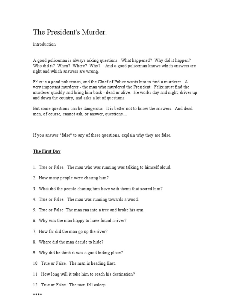 The Hunt for the President's Killer | PDF | Violence
