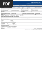 COSHH Risk Assessment Form | PDF | Risk | Risk Assessment