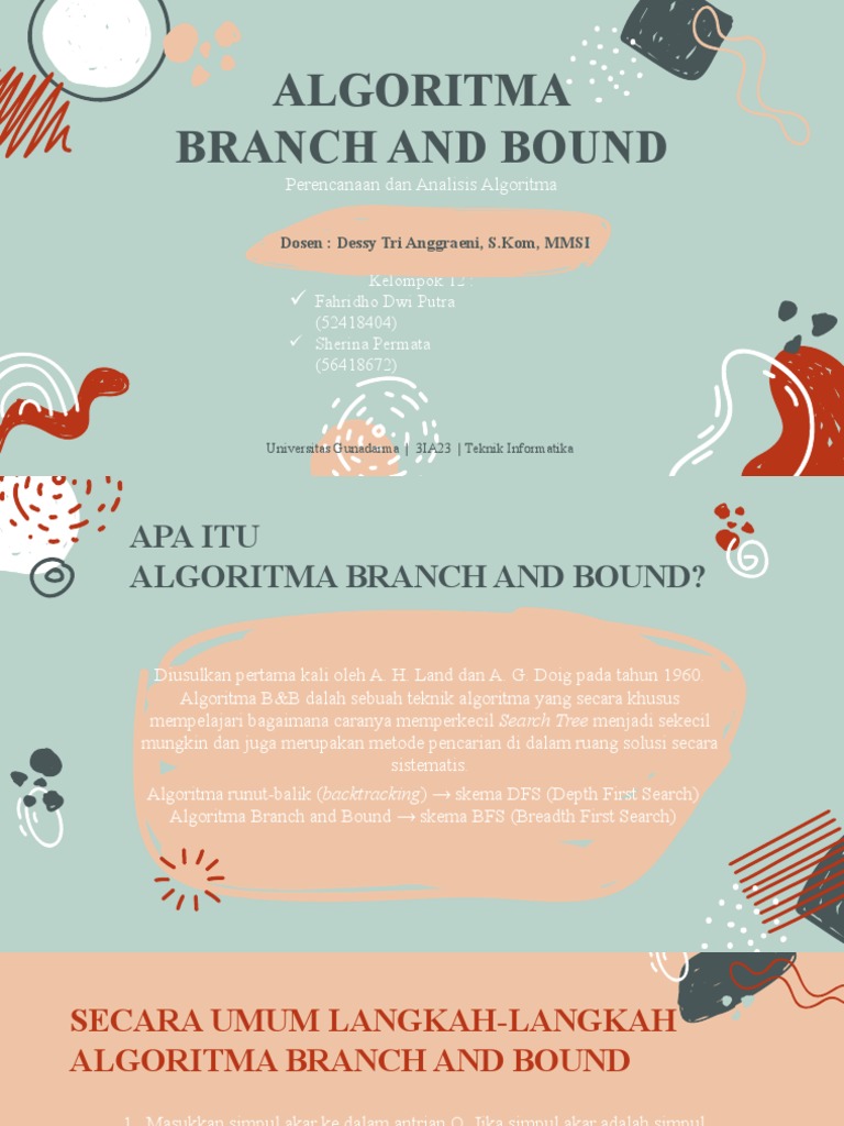 3IA23 Kelompok 12 - Algoritma Branch and Bound | PDF