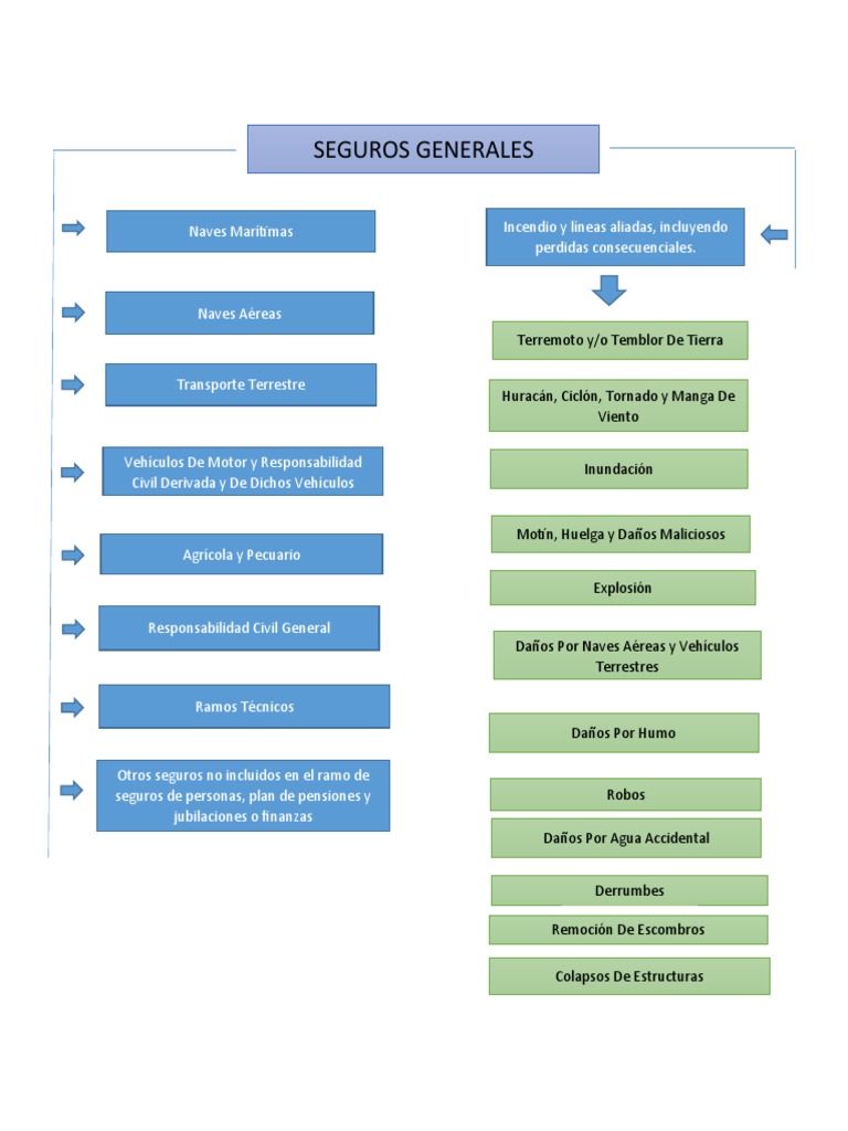 Mapa Conceptual de Seguros | PDF