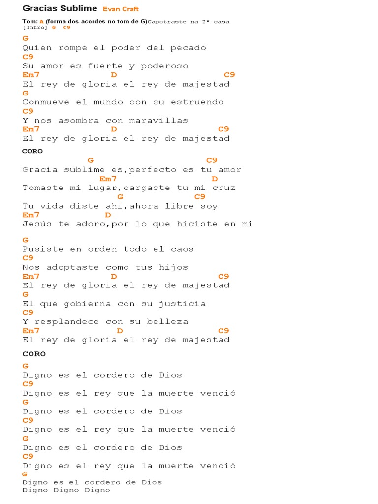 Gracias Sublime Evan Craft | PDF