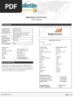 BHP Billiton Mining Locations Overview | PDF | Iron Ore | Mining