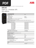 Eaton UPS 93T 15-80kW Technical Specification (Standard Model) | PDF ...