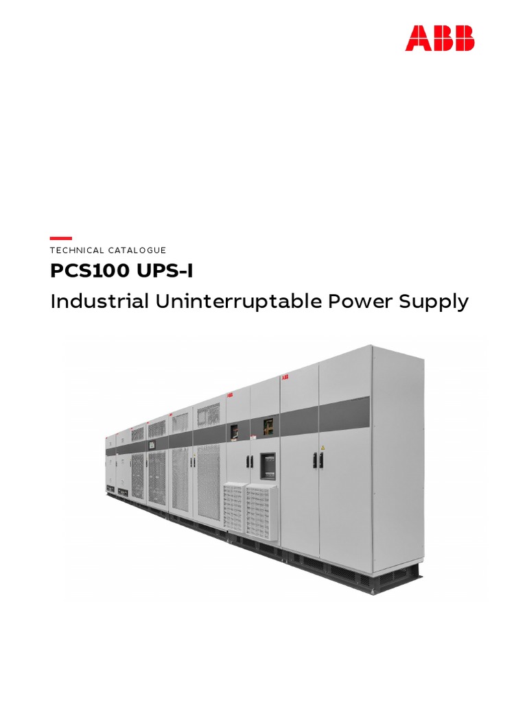 2UCD120000E002 - H PCS100 UPS-I Technical Catalogue | PDF | Technology ...