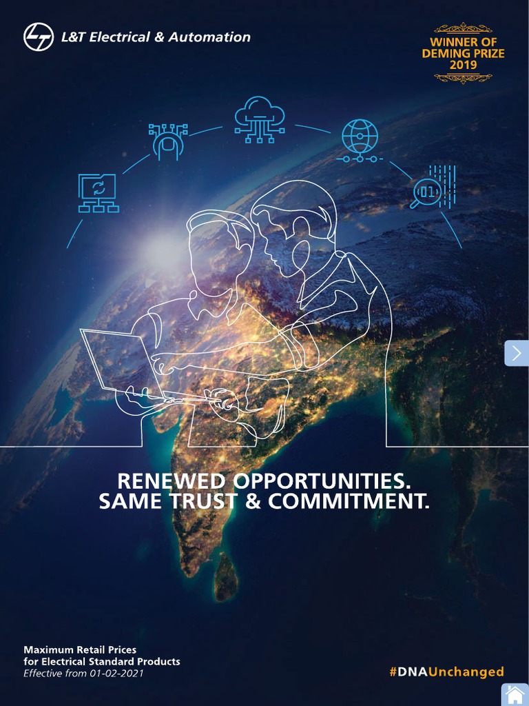 ESP Price List 01 Feb 2021 (L&T) | PDF | Relay | Switch