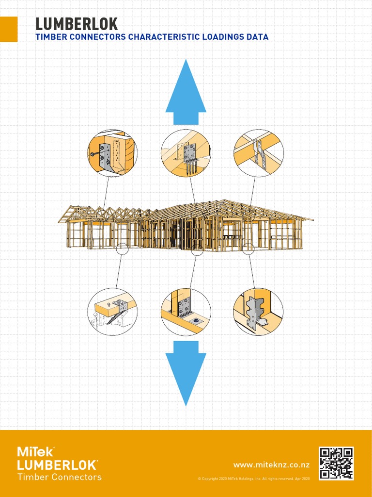 LUMBERLOK Timber Connectors Characteristic Loadings Data | PDF | Lumber ...