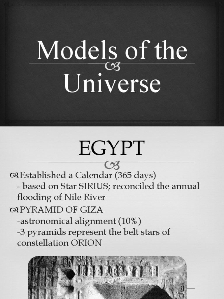 Overview of Universe Models | PDF | Astronomy | Ancient Astronomy