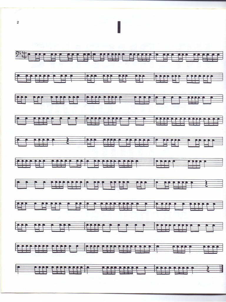 Intermediate Snare Drum Rudiments | PDF