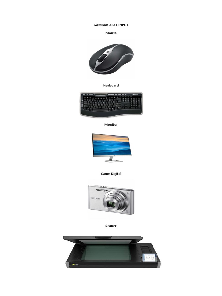 Gambar Alat Input | PDF | Technology & Engineering