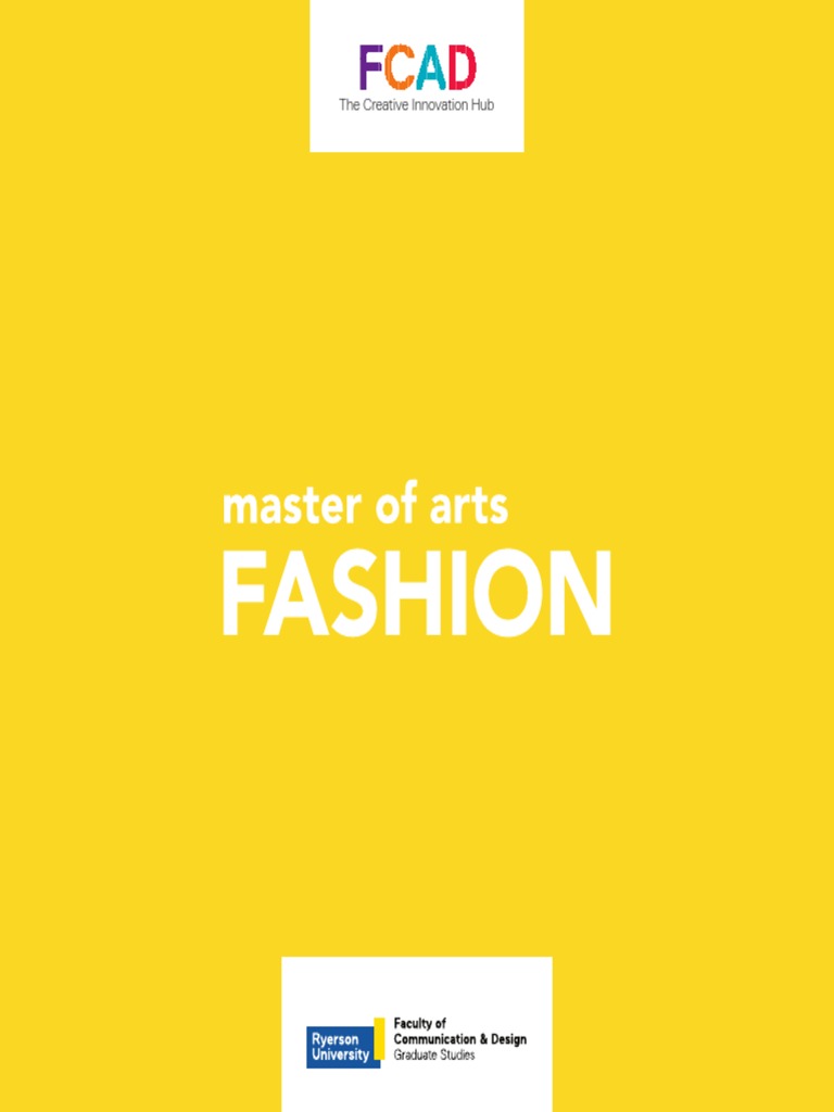FCAD Grad Brochure Fashion | Download Free PDF | Educational Stages ...