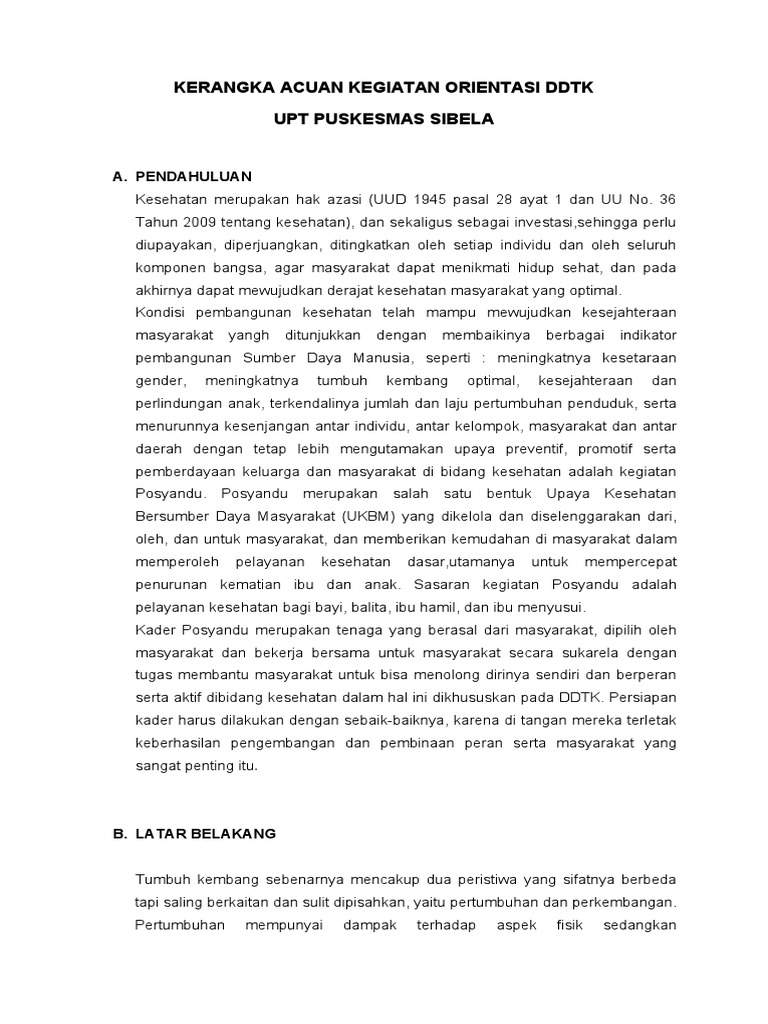 Kak DDTK | PDF | Pengembangan Diri