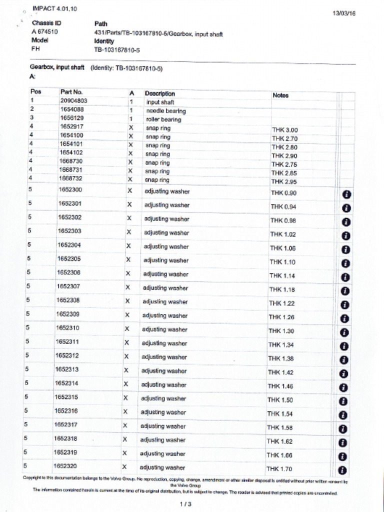Volvo Gear Box | PDF
