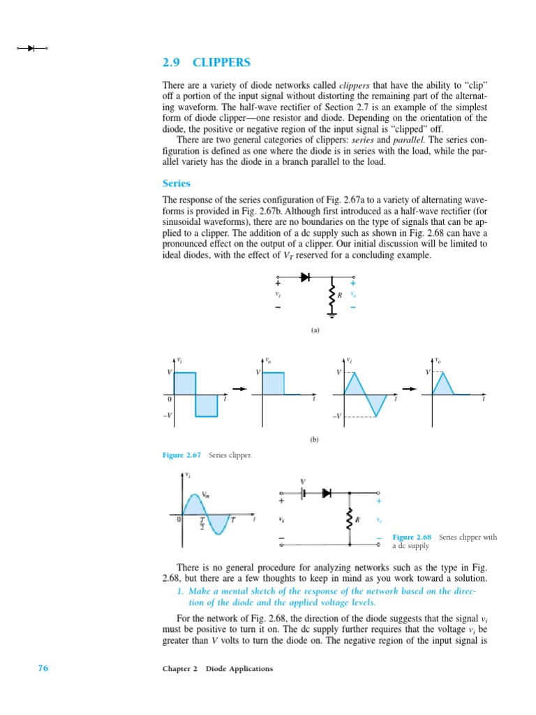 Clippers and Clampers | PDF | Electronic Circuits | Force