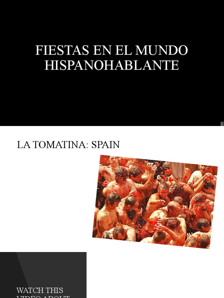 Fiestas en el Mundo Hispano | PDF | Cooking, Food & Wine