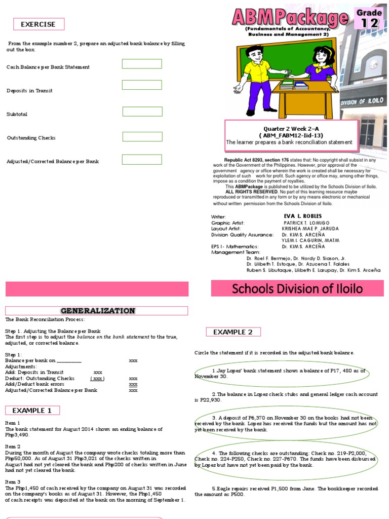Abm Fabm2 q2w2 Abcdwith Answerkey | PDF | Cheque | Fee