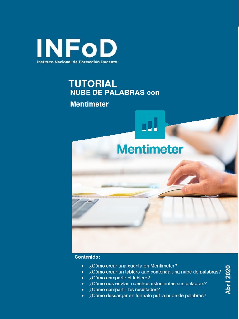 Tutorial Mentimeter Nube de Palabras | PDF | ciberespacio | Red mundial