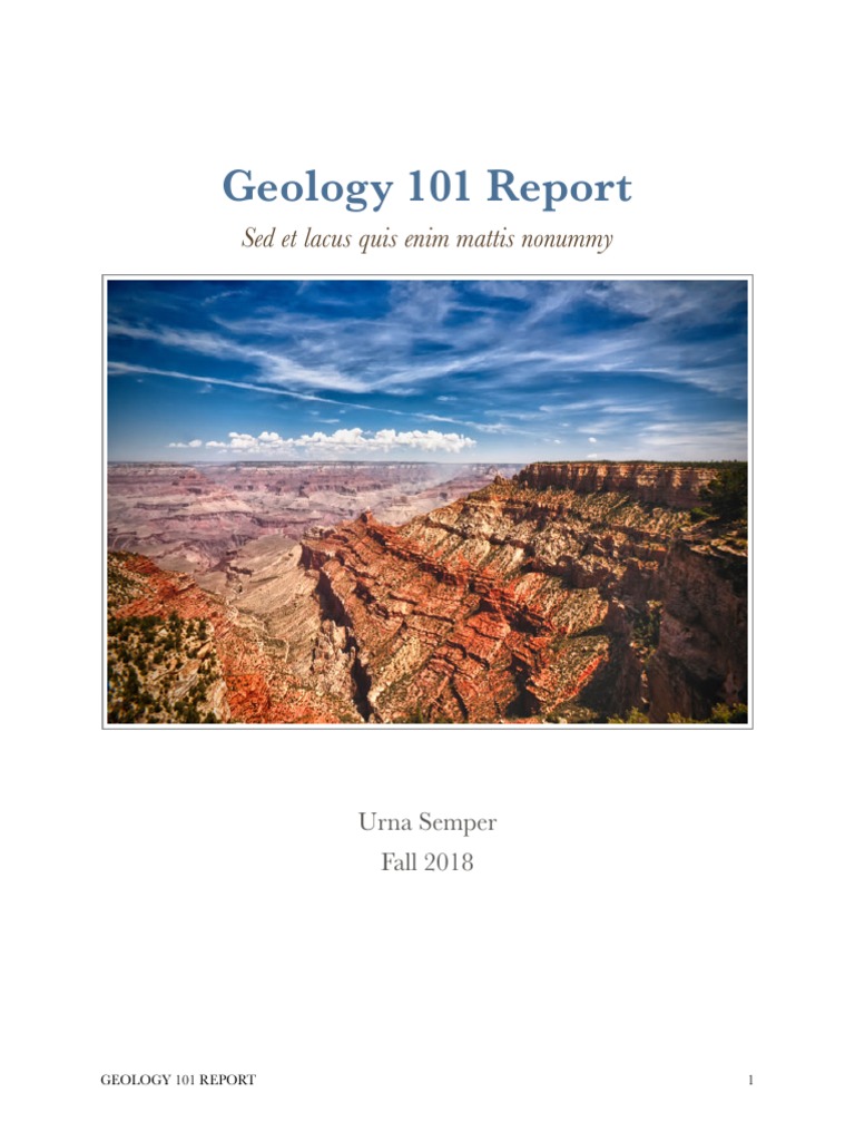 Geology 101 Overview and Insights | PDF