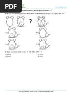 Logiqids Worksheets Sample Questions | PDF | Computers