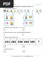 Logiqids Worksheets Sample Questions | PDF | Computers