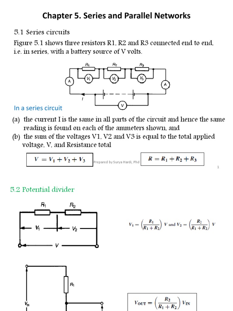 Chapter 5. Series and Parallel | PDF | Series And Parallel Circuits ...