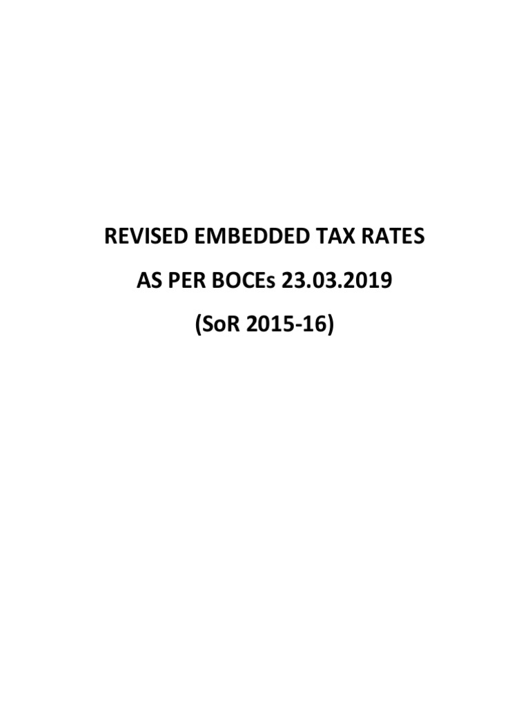 Revised Embedded Tax | Download Free PDF | Construction Aggregate | Welding