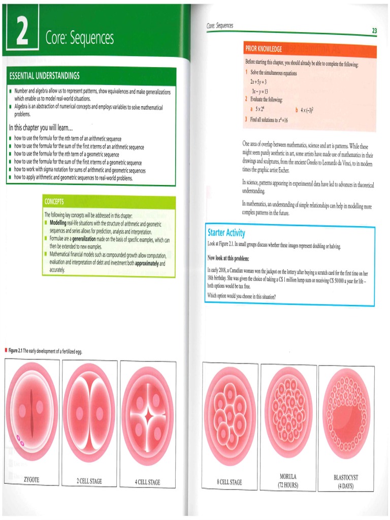Hodder - Chapter 2 - Sequences | PDF