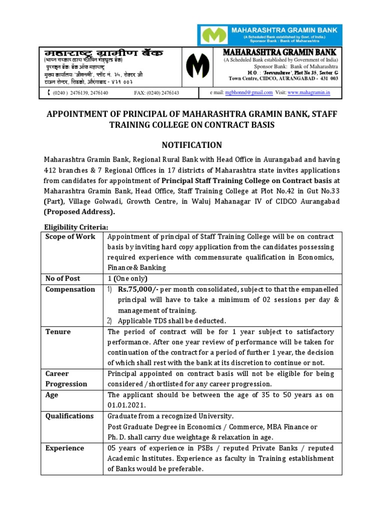 Notification of Appointment of Principal | PDF | Doctor Of Philosophy ...