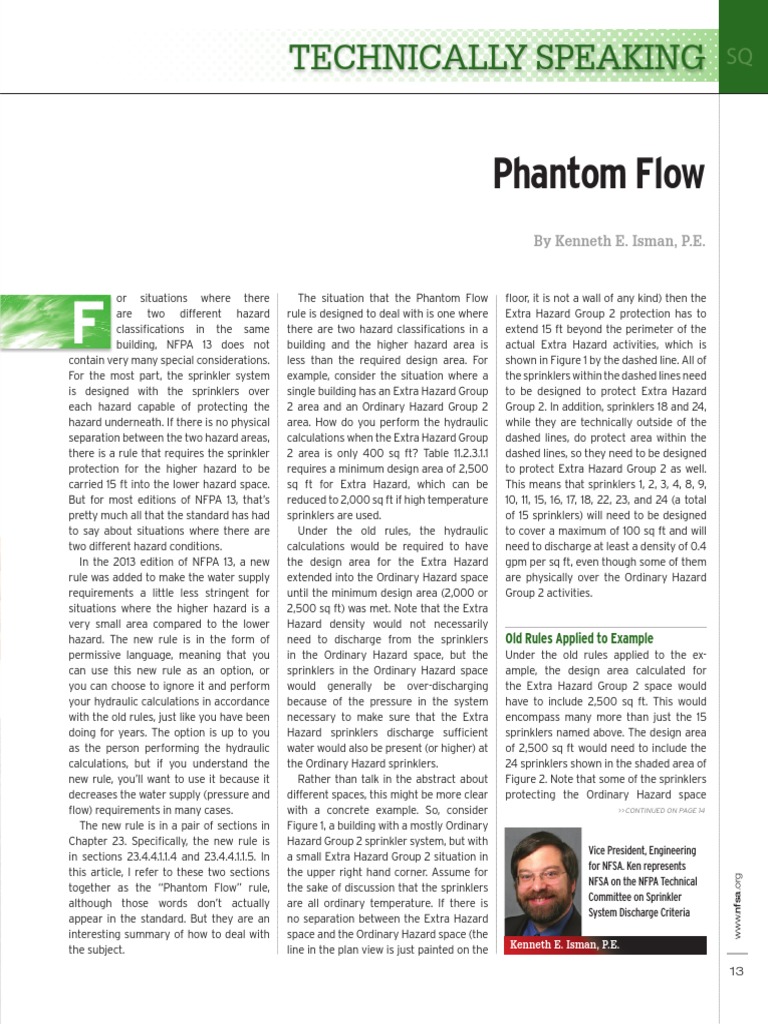 Phantom Flow: Technically Speaking | Download Free PDF | Fire Sprinkler ...