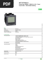PM8240 Power Meter Technical Data Sheet | PDF | Ac Power | Alternating ...