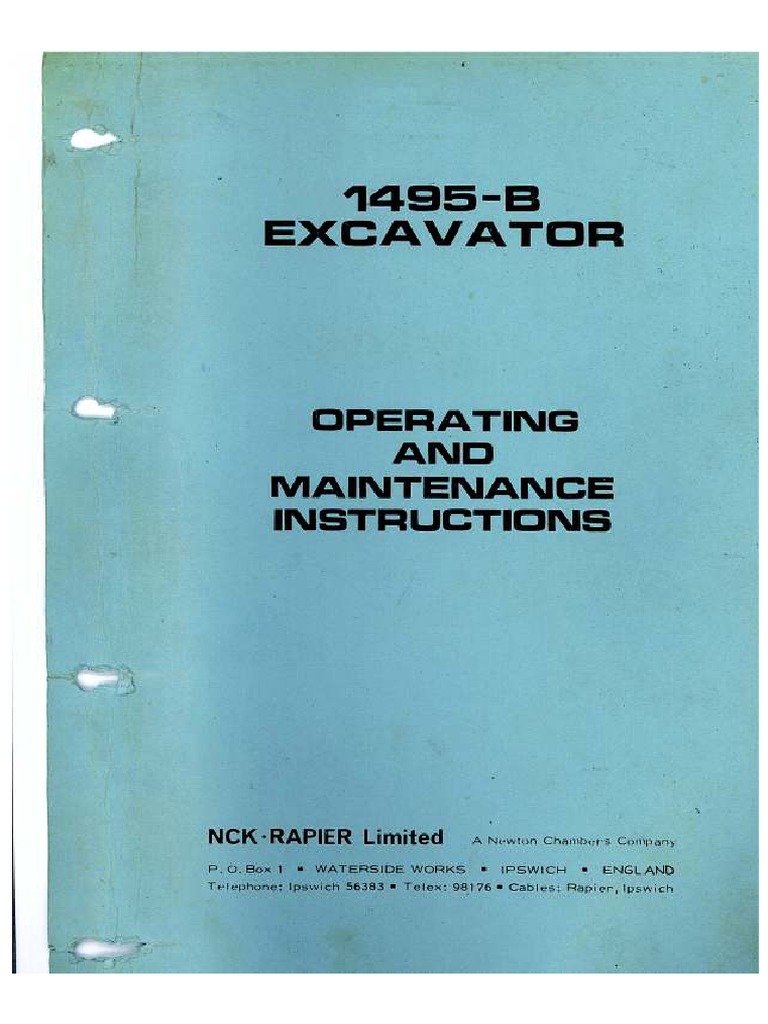 Manual NCK - Rapier | PDF
