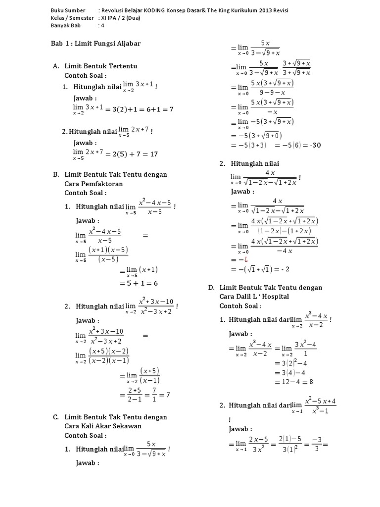 10 Tugas MTK Sma Remed | PDF | Metode & Bahan Ajar