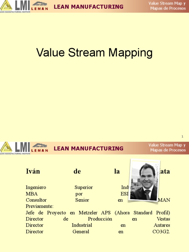 2 VSM | PDF | Lean Manufacturing | Gestión de la cadena de suministro