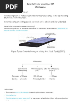 White Topping for Pavement Rehabilitation | PDF | Road Surface | Concrete