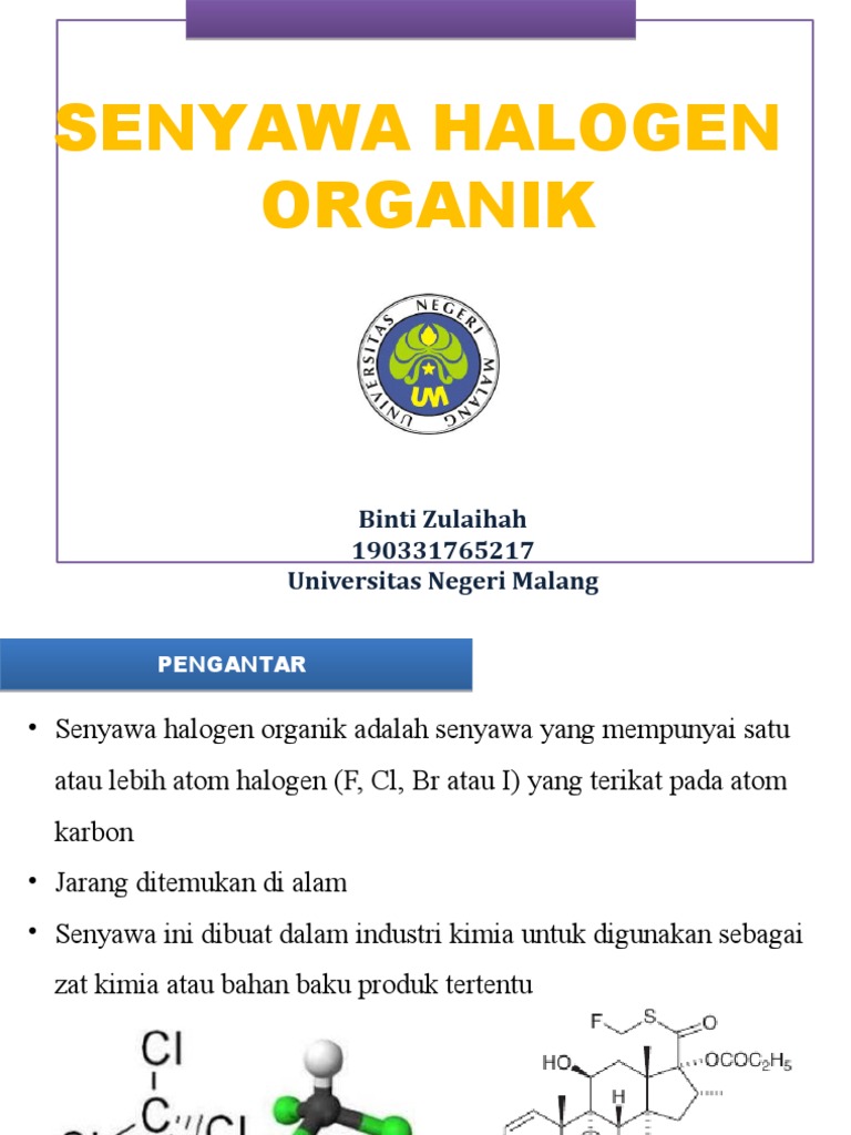 Senyawa Halogen Organik | PDF