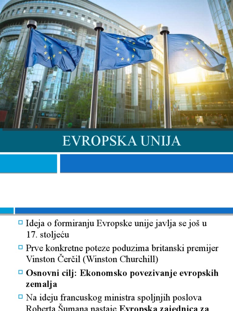 Evropska Unija - Prezentacija | PDF