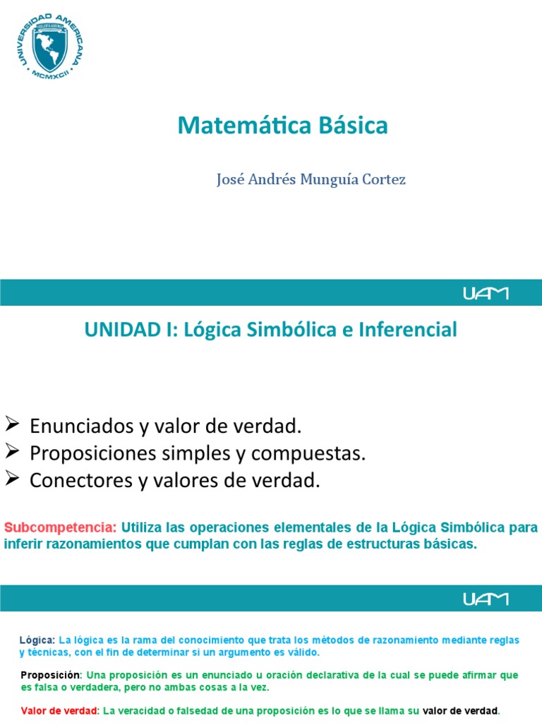 Sesión 1 Lógica Conceptos Generales | PDF | Si y solo si | Proposición