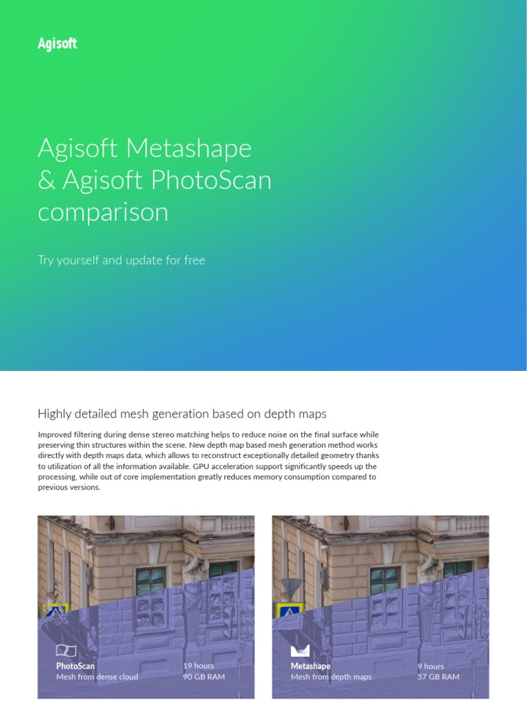 Agisoft Metashape & Agisoft Photoscan Comparison | PDF | Statistical ...